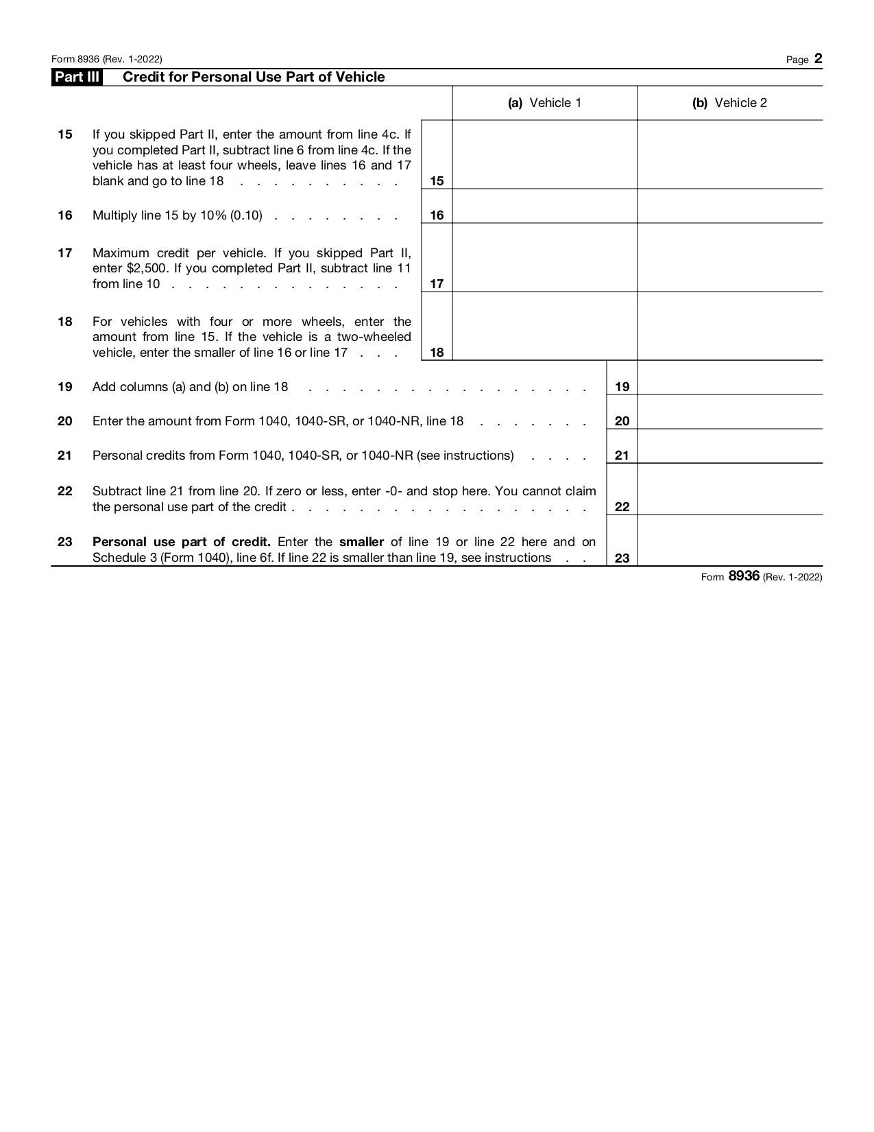 Form 8936 | Fill and sign online with Lumin