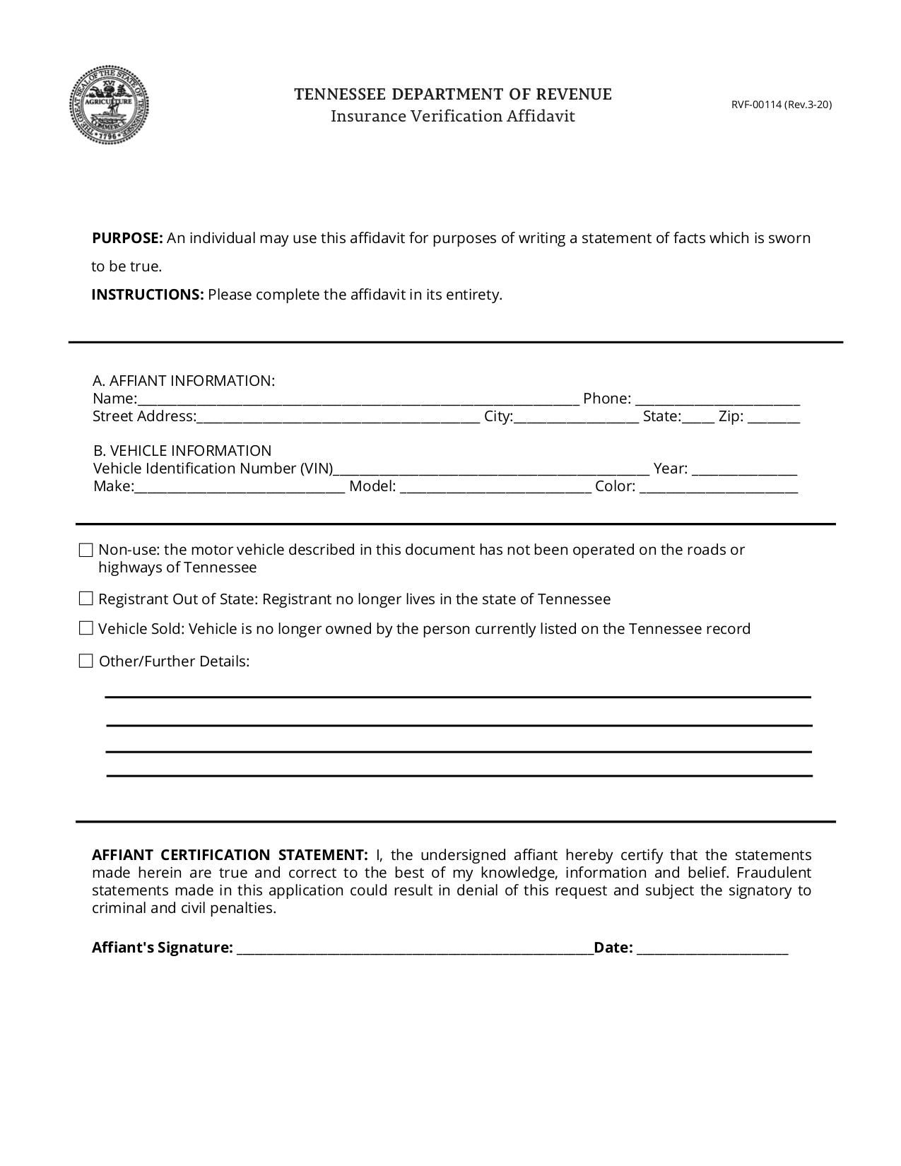 Form RVF-00114 | Fill and sign online with Lumin