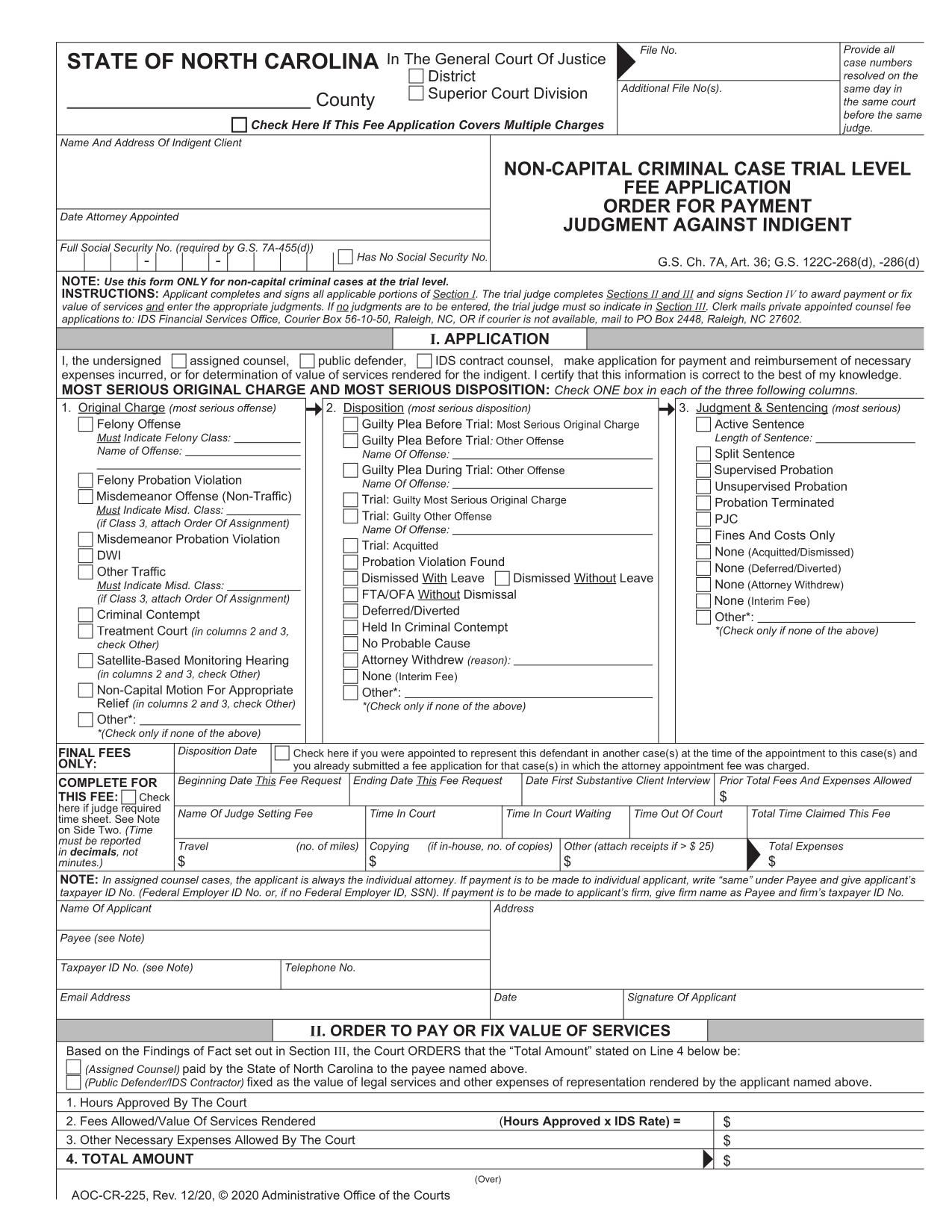 Form AOC-CR-225 | Fill and sign with Lumin