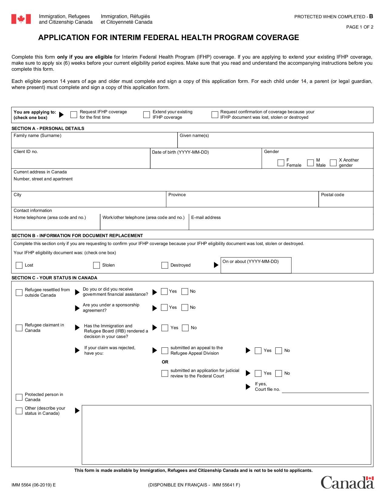IMM 5564 E | Fill and sign online with Lumin