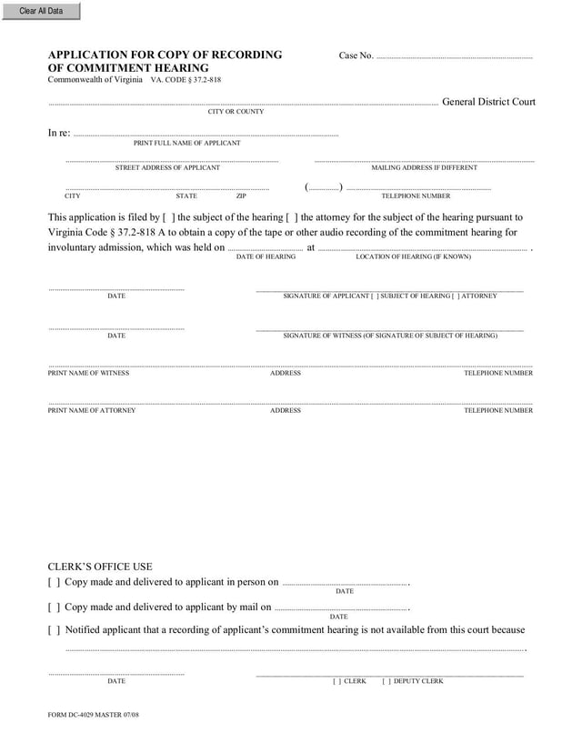 Form DC-4029 | Fill and sign online with Lumin