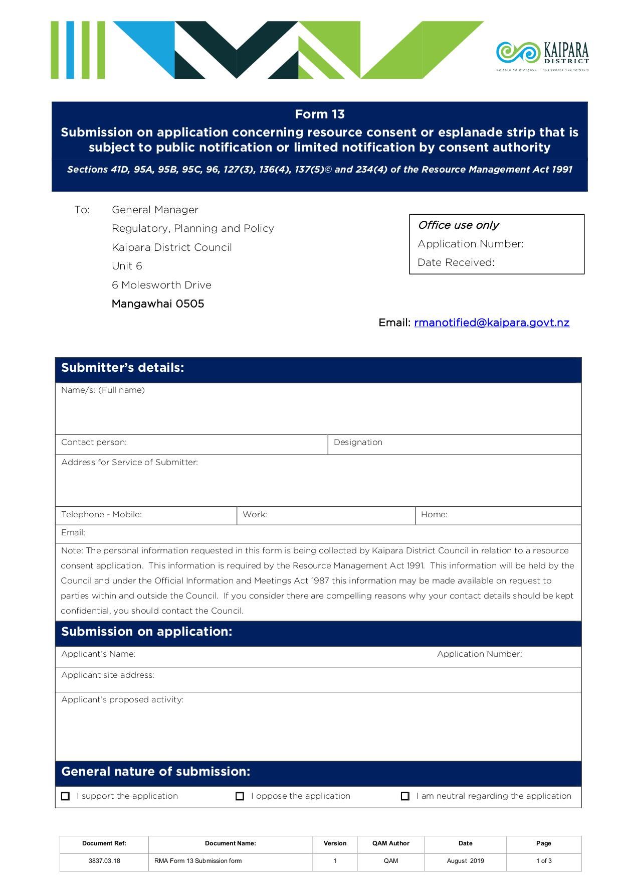 Form 13 | Fill and sign online with Lumin