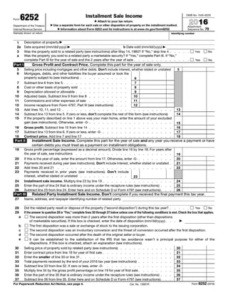 Form 6252 | Fill and sign online with Lumin