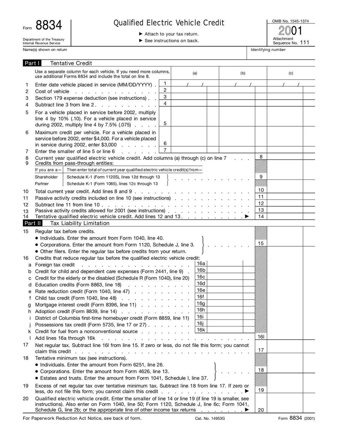 Form 8834 | Fill and sign online with Lumin