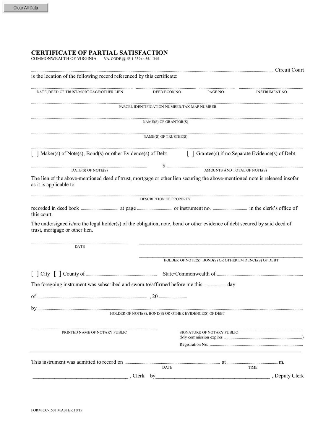 Certificate of Partial Satisfaction | Fill and sign online with Lumin