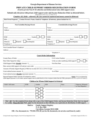 Georgia Case Registration Form | Fill and sign online with Lumin