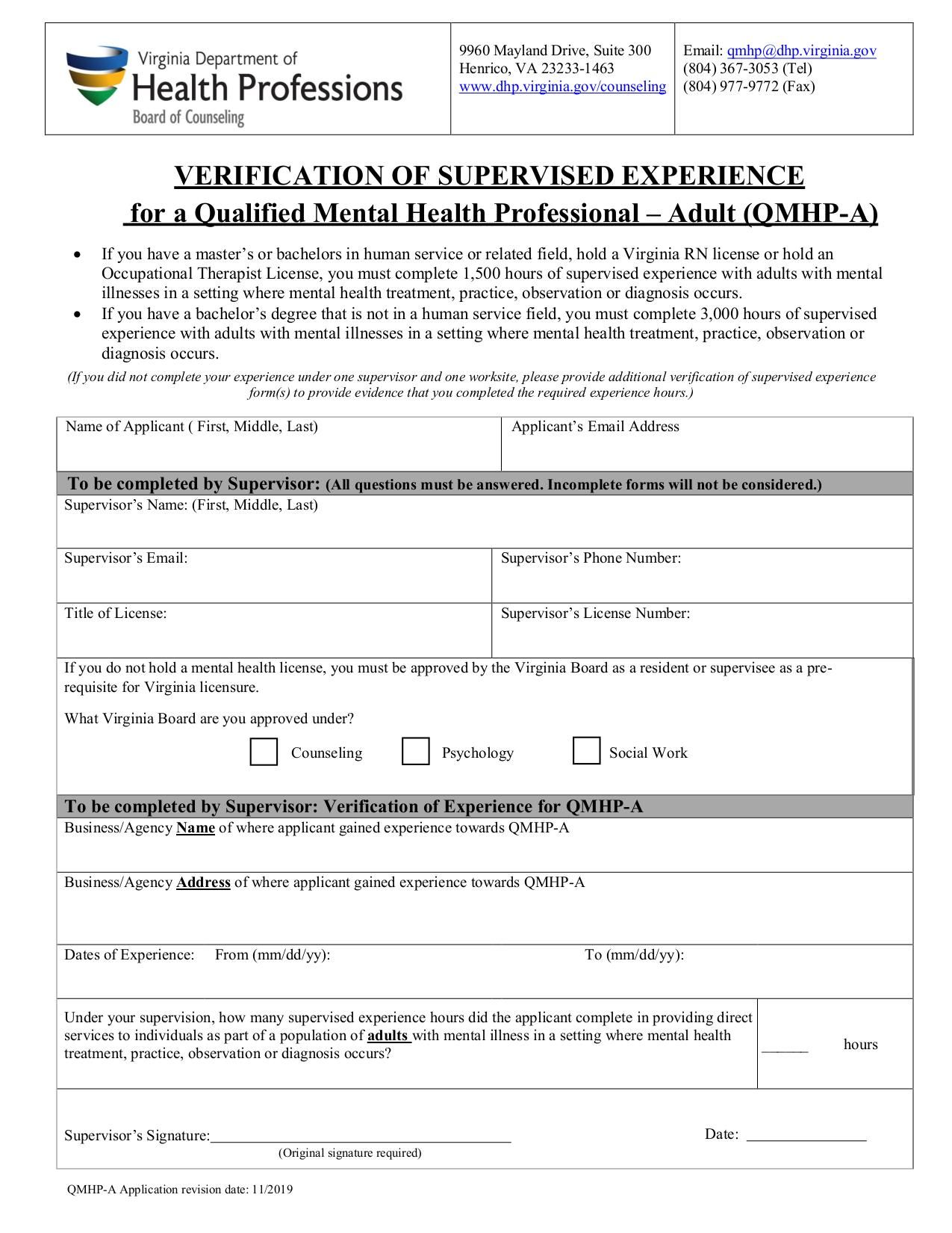 Adult (QMHP-A) Form | Fill and sign online with Lumin