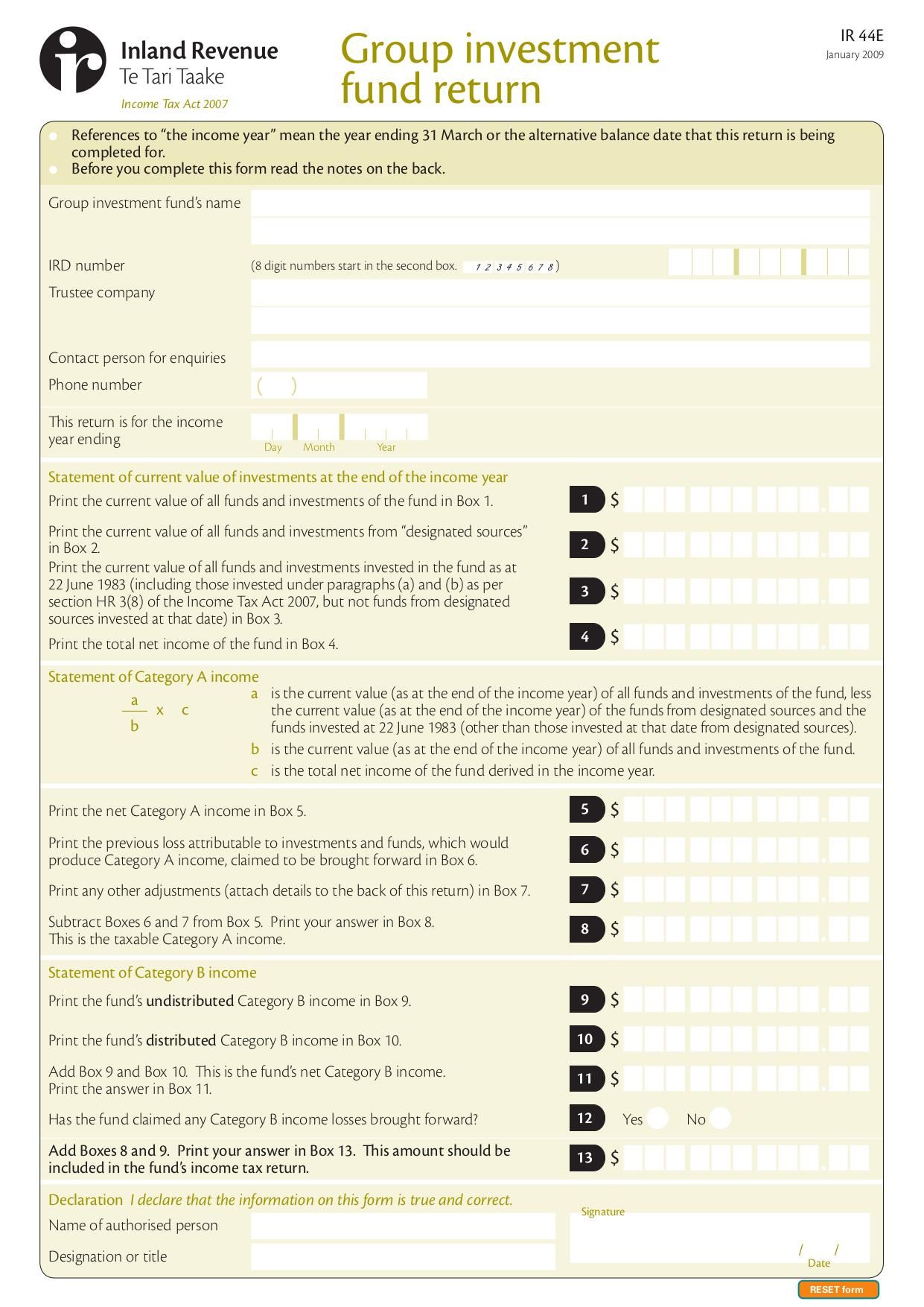 Form IR 44E | Fill and sign online with Lumin