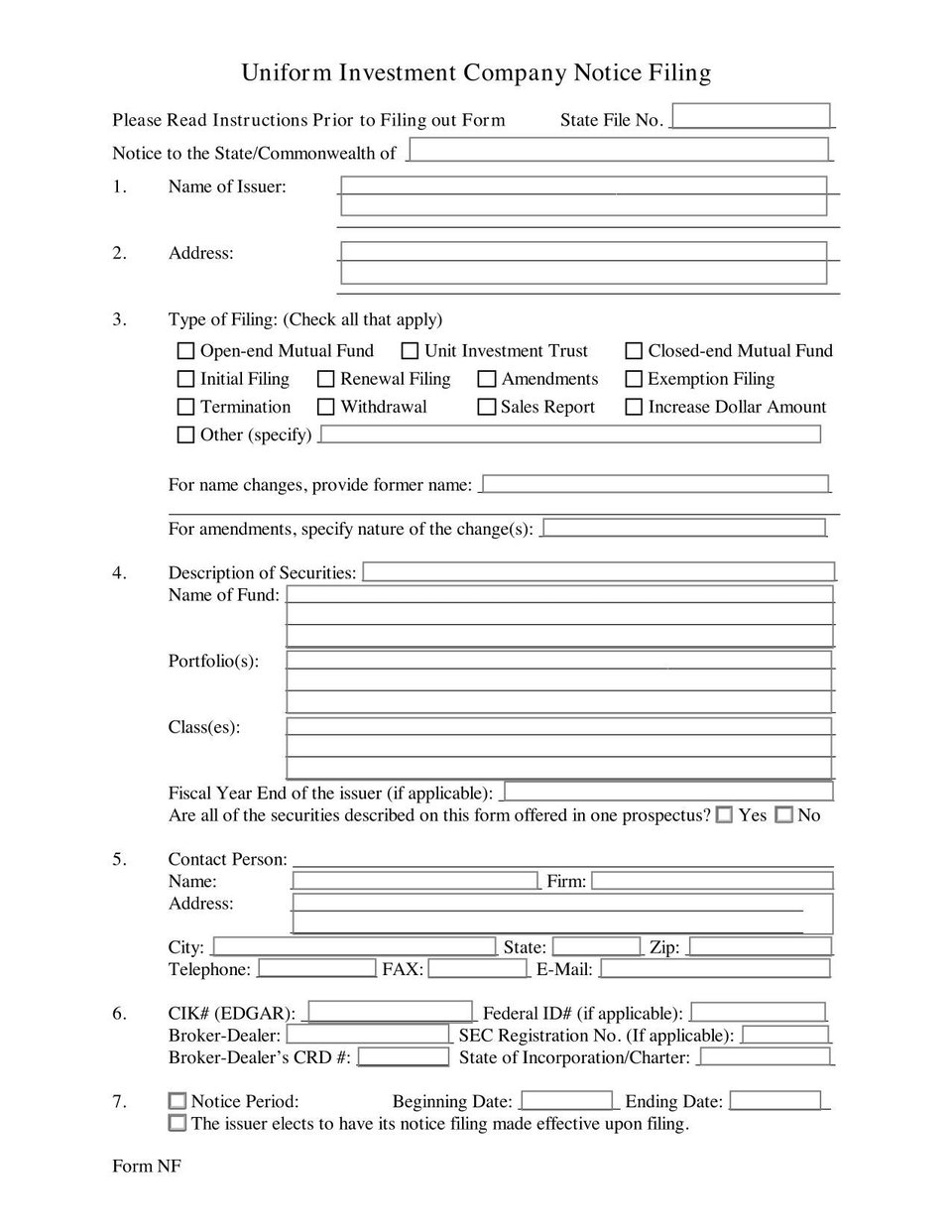 Form NF | Fill and sign with Lumin