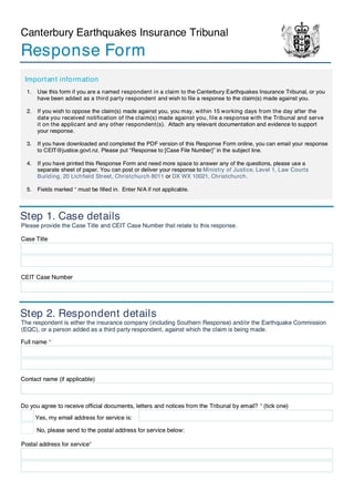 CEIT V Response Form Fillable Version Andy | Fill and sign online with ...