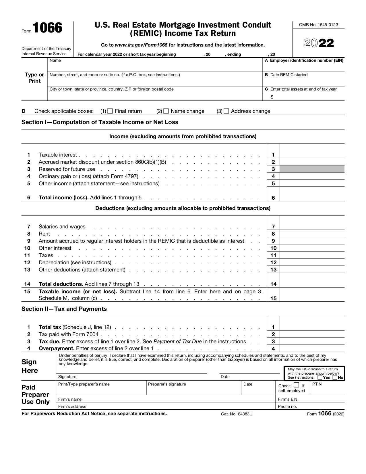 Form 1066 | Fill and sign online with Lumin