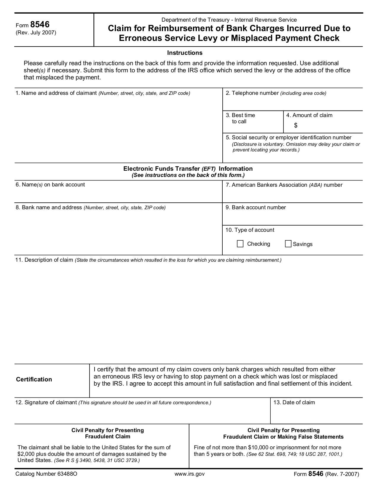 Form 8546 | Fill and sign online with Lumin