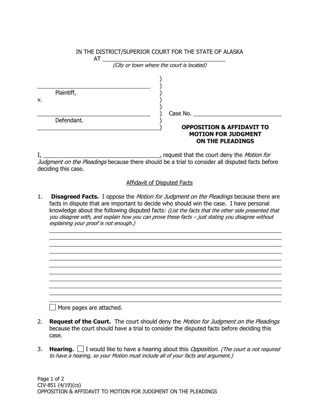 Form CIV-851 | Fill and sign with Lumin