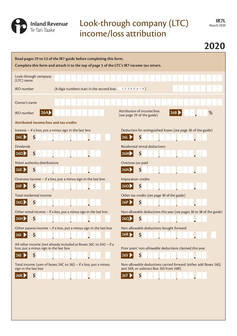 Form IR7L | Fill and sign online with Lumin