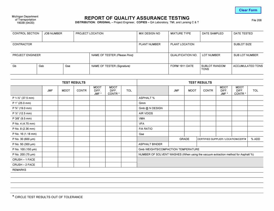 MDOT Form 1903B | Fill and sign with Lumin