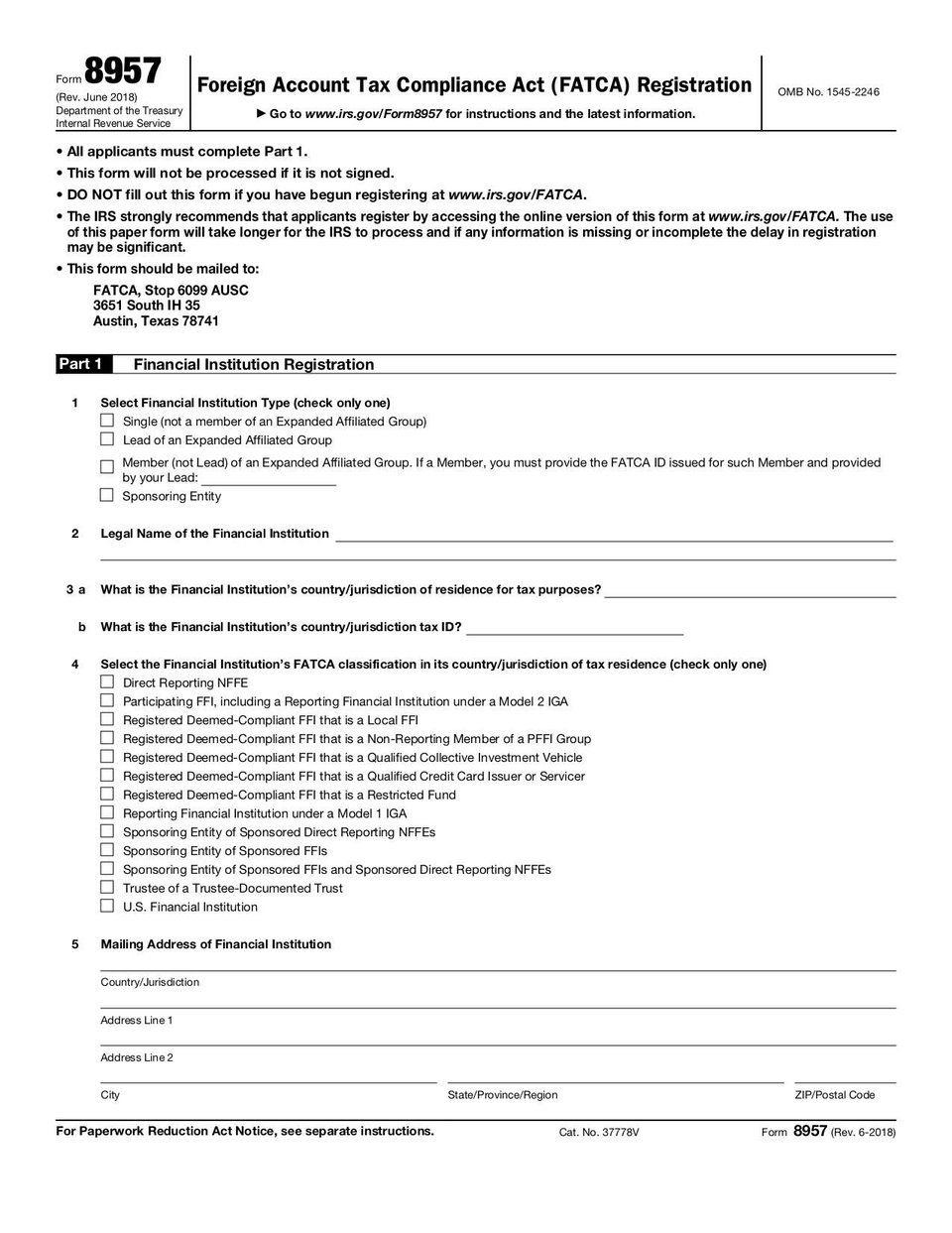 Form 8957 | Fill and sign online with Lumin