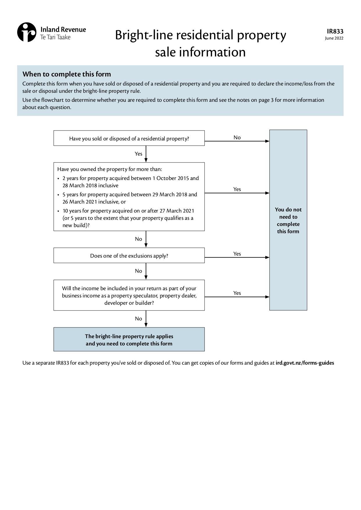 Form IR833 | Fill and sign online with Lumin