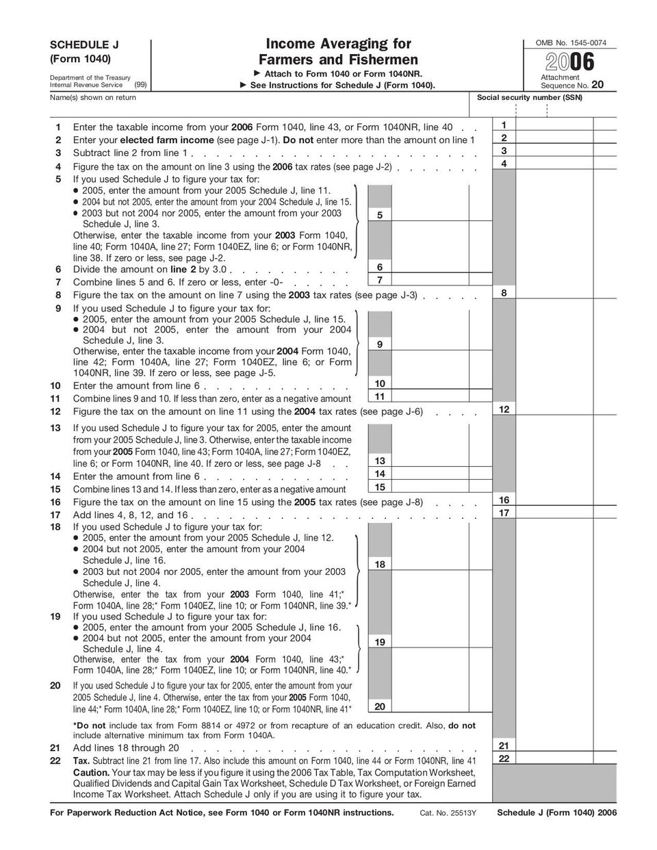 Form 1040 (Schedule J) | Fill and sign online with Lumin