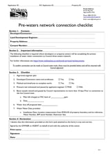 Application to Connect to Water Network | Fill online wiith Lumin