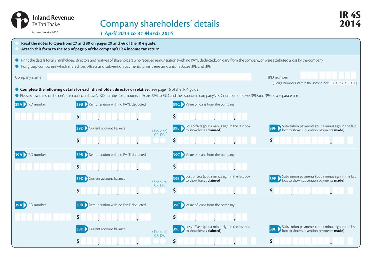 Form IR4S | Fill and sign online with Lumin