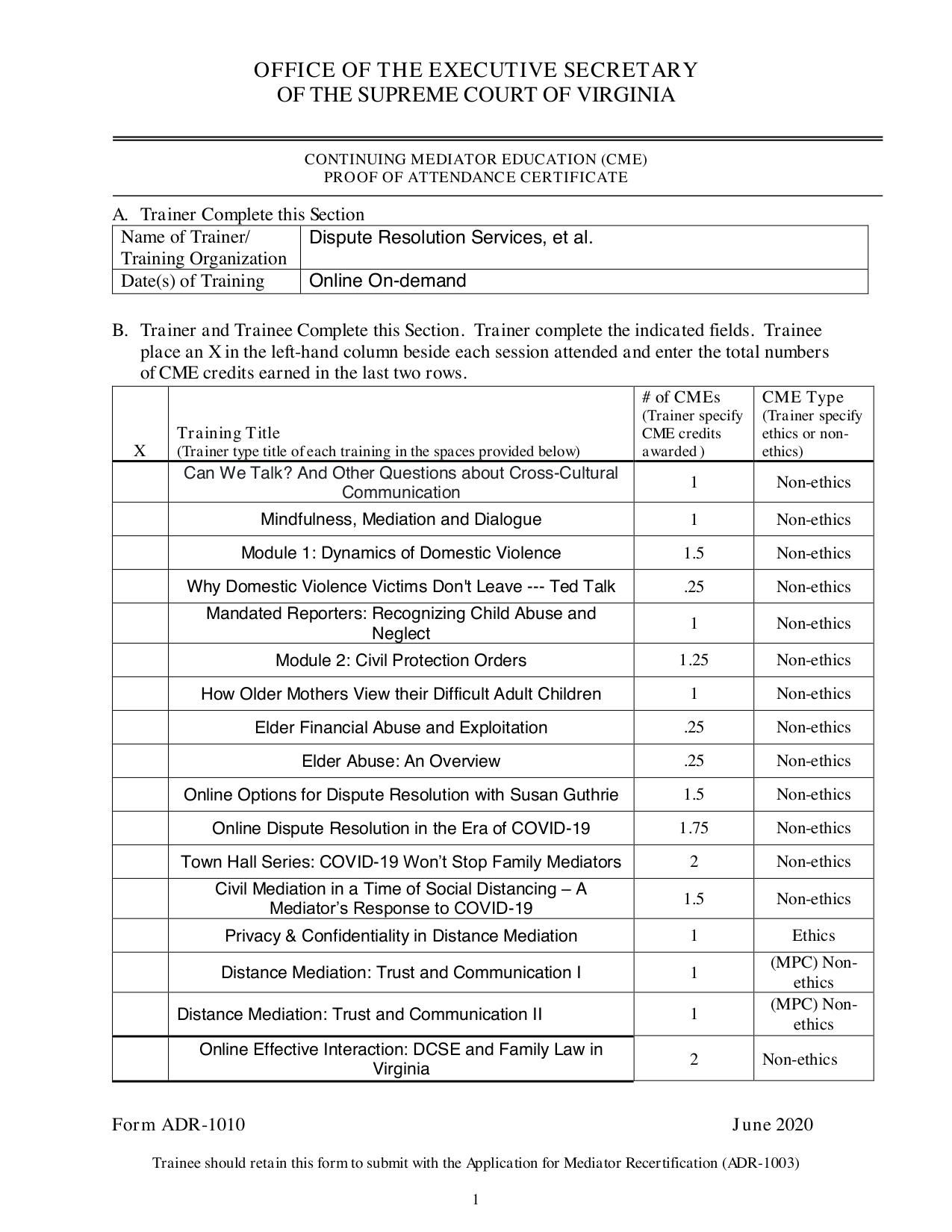 Form ADR-1010 | Fill and sign online with Lumin