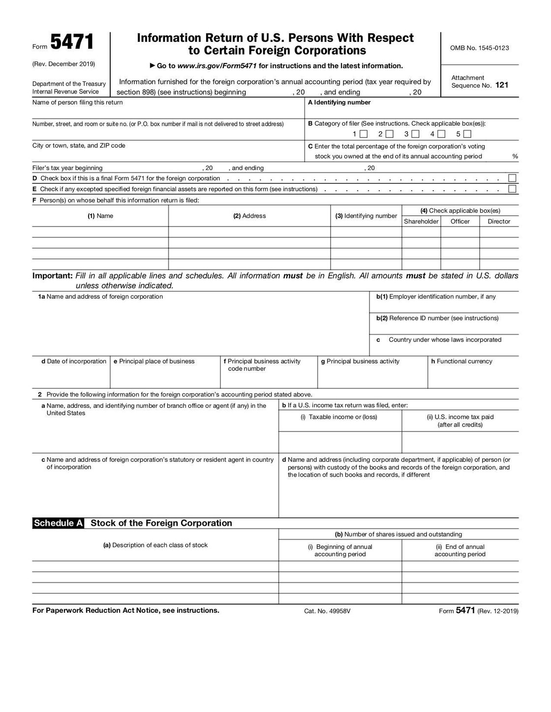 Form 5471 | Fill and sign online with Lumin