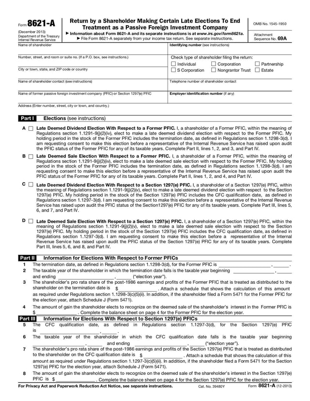 Form 8621-A | Fill and sign online with Lumin