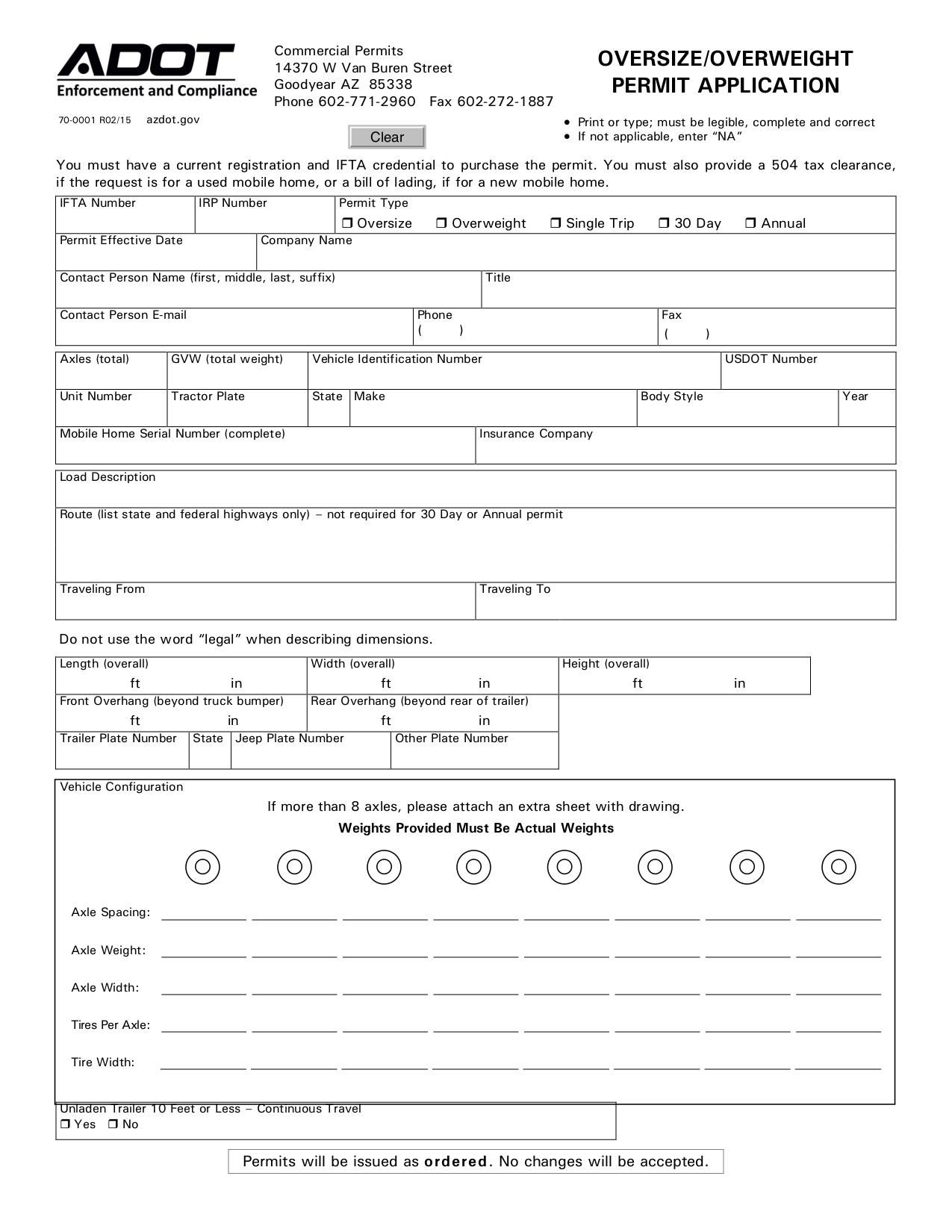 Oversize/Overweight Permit Application | Fill and sign online with Lumin