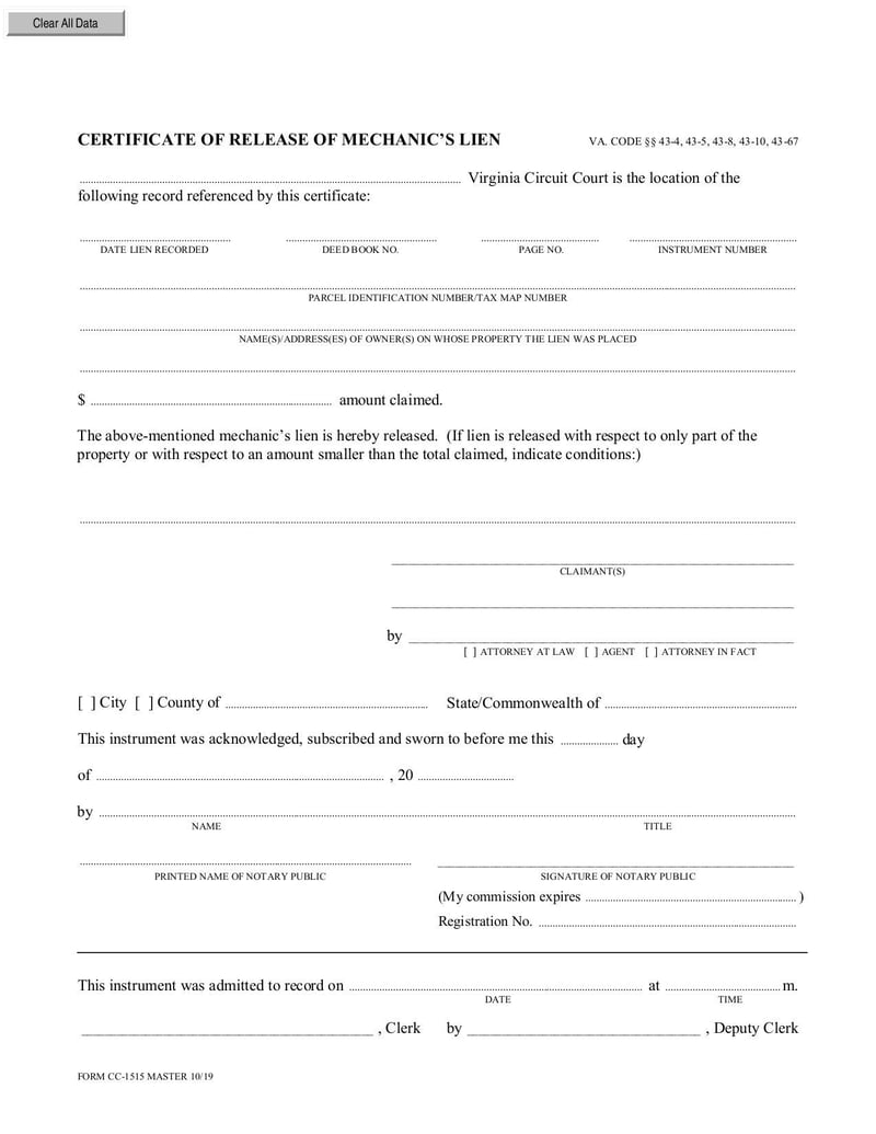 Form CC-1515 | Fill and sign online with Lumin