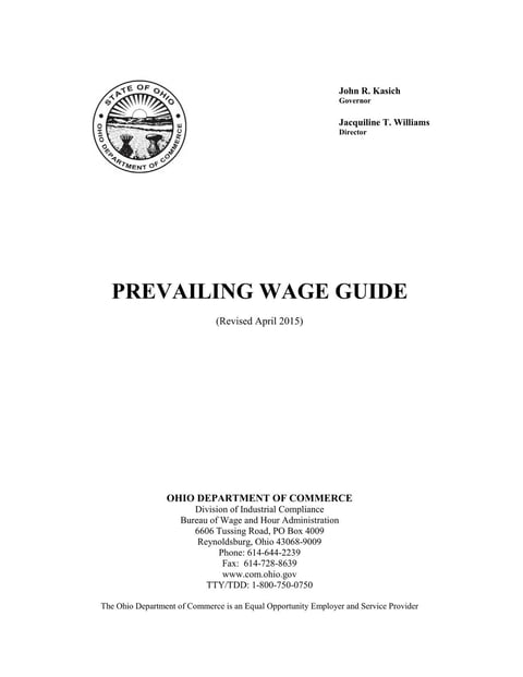 Ohio Prevailing Wage Guide | Fill and sign with Lumin