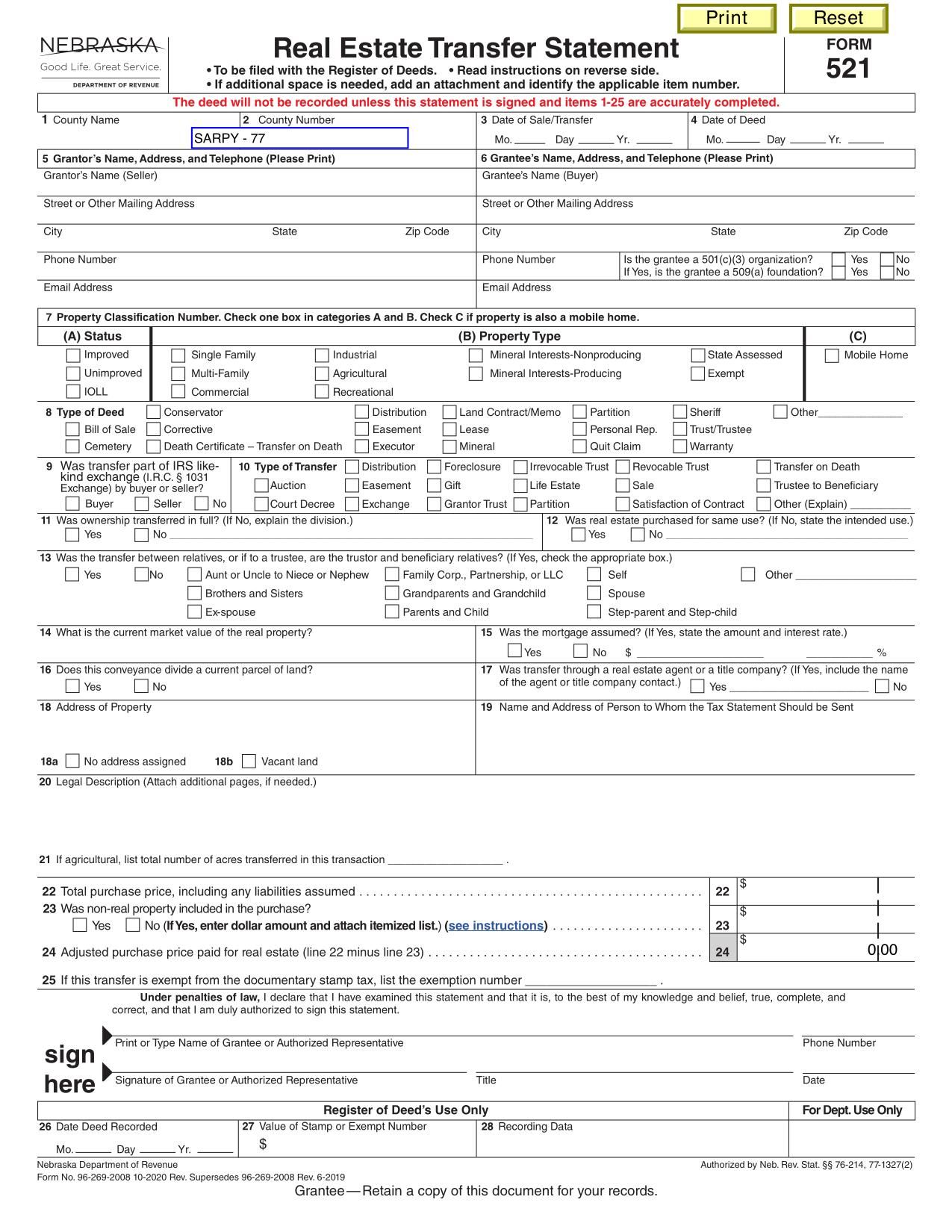 Form 521 (2019) | Fill and sign with Lumin