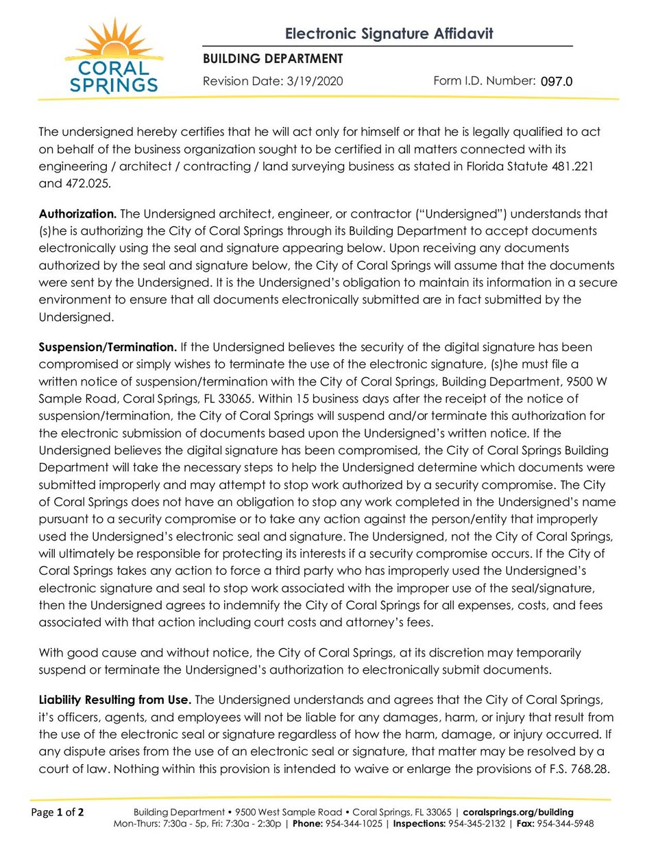 Electronic Signature Affidavit ADA | Fill and sign online with Lumin