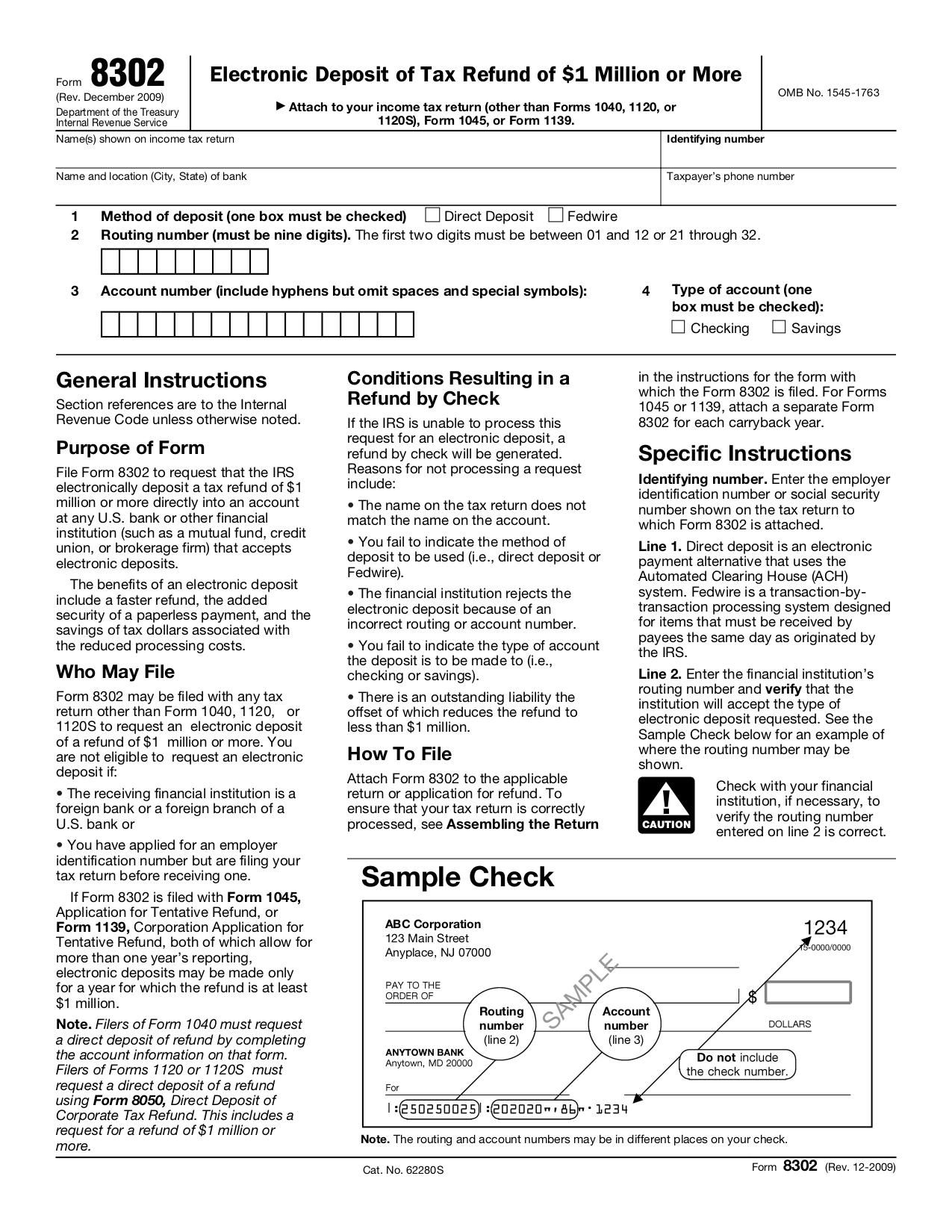 Form 8302 | Fill and sign online with Lumin