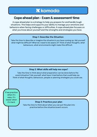 Exam and Assessment Cope Ahead Plan Exercise | Lumin Education