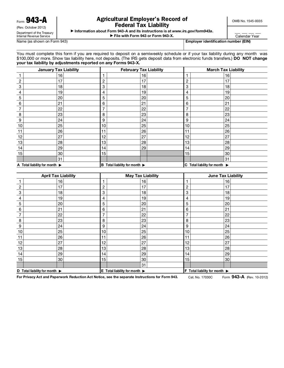 Form 943-A | Fill and sign online with Lumin