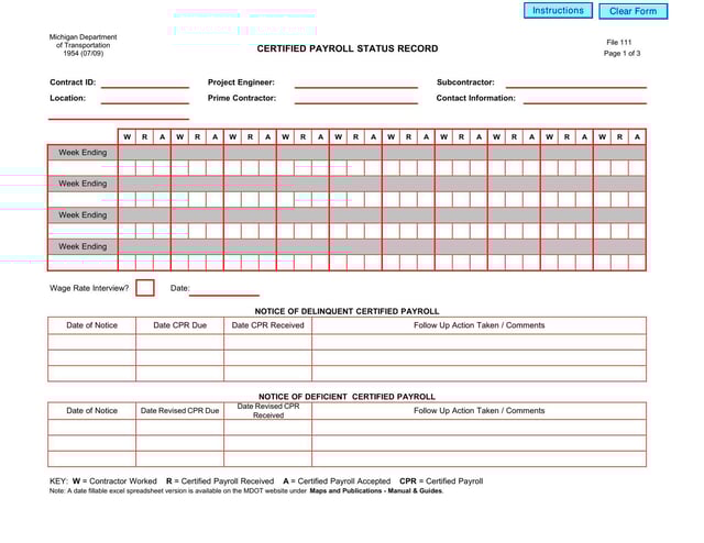 Form MDOT 1954 | Fill and sign with Lumin