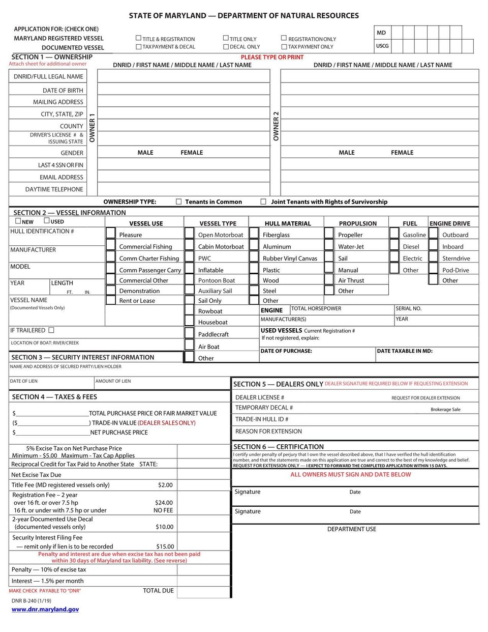 Form DNR B-240 (2019) | Fill and sign with Lumin