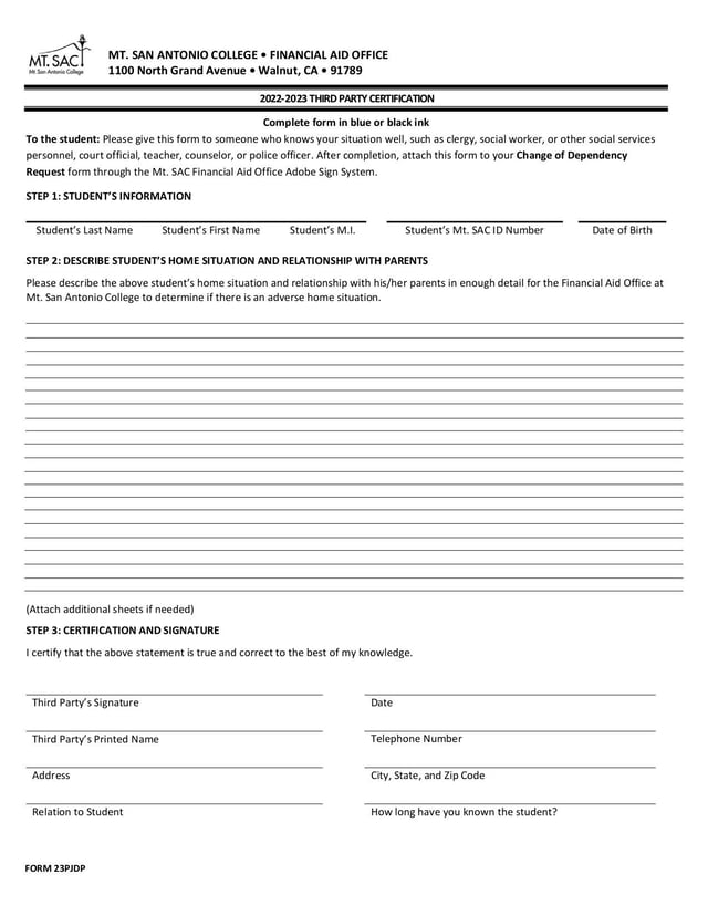 FORM 23PJDP | Fill and sign online with Lumin