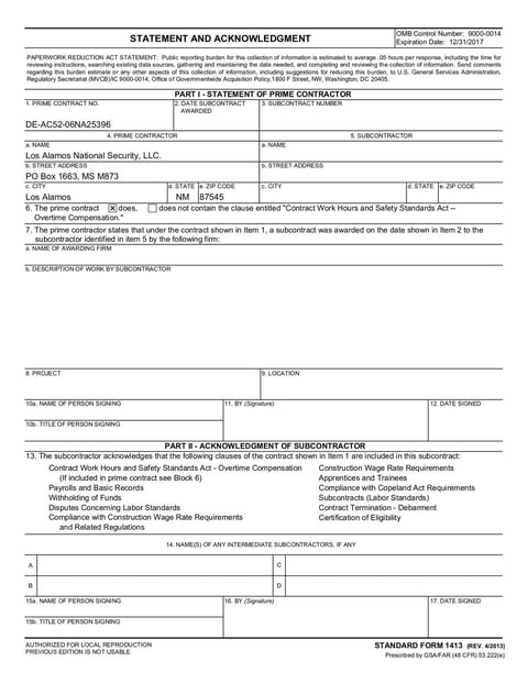 Standard Form 1413 | Fill and sign online with Lumin