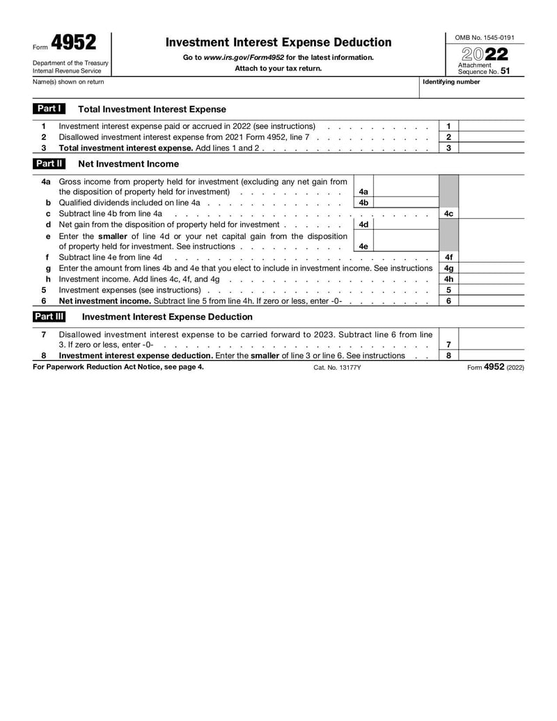 Form 4952 | Fill and sign online with Lumin