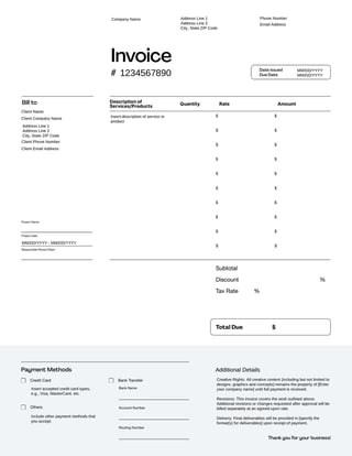 Invoice Receipt for Creative Industries Template | Fill and sign with Lumin