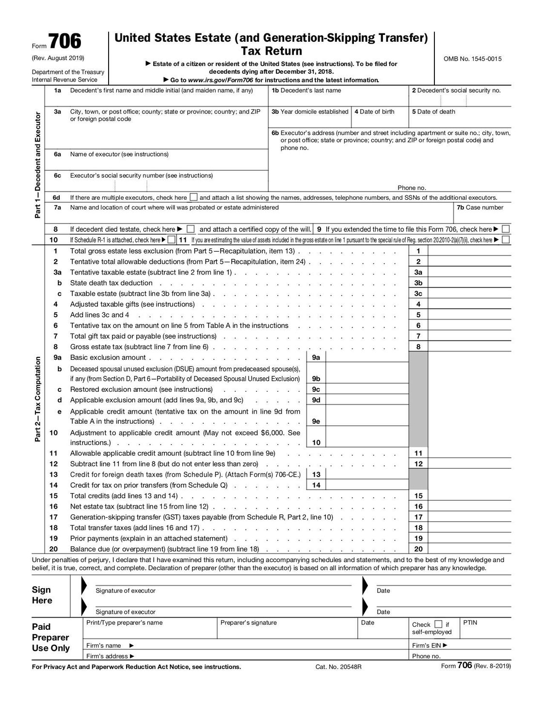 Form 706 | Fill and sign online with Lumin