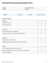 General Performance Evaluation Template | Fill and sign with Lumin