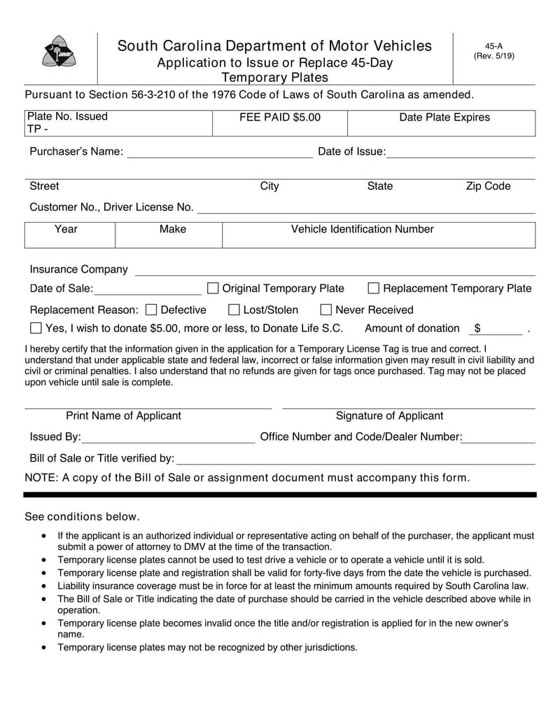 Form 45-A (2019) | Fill and sign with Lumin