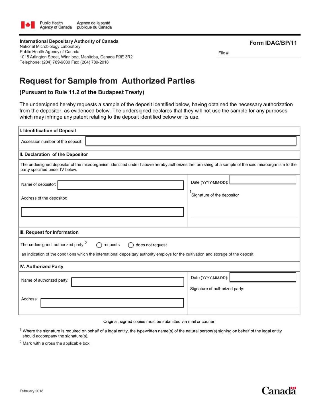 Request for Sample from Authorized Parties | Fill and sign online with ...