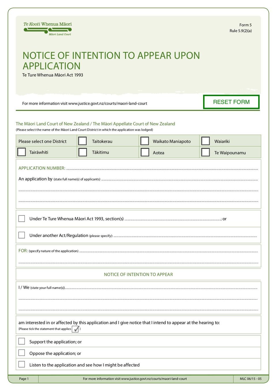 MLC Form 5 | Fill and sign online with Lumin