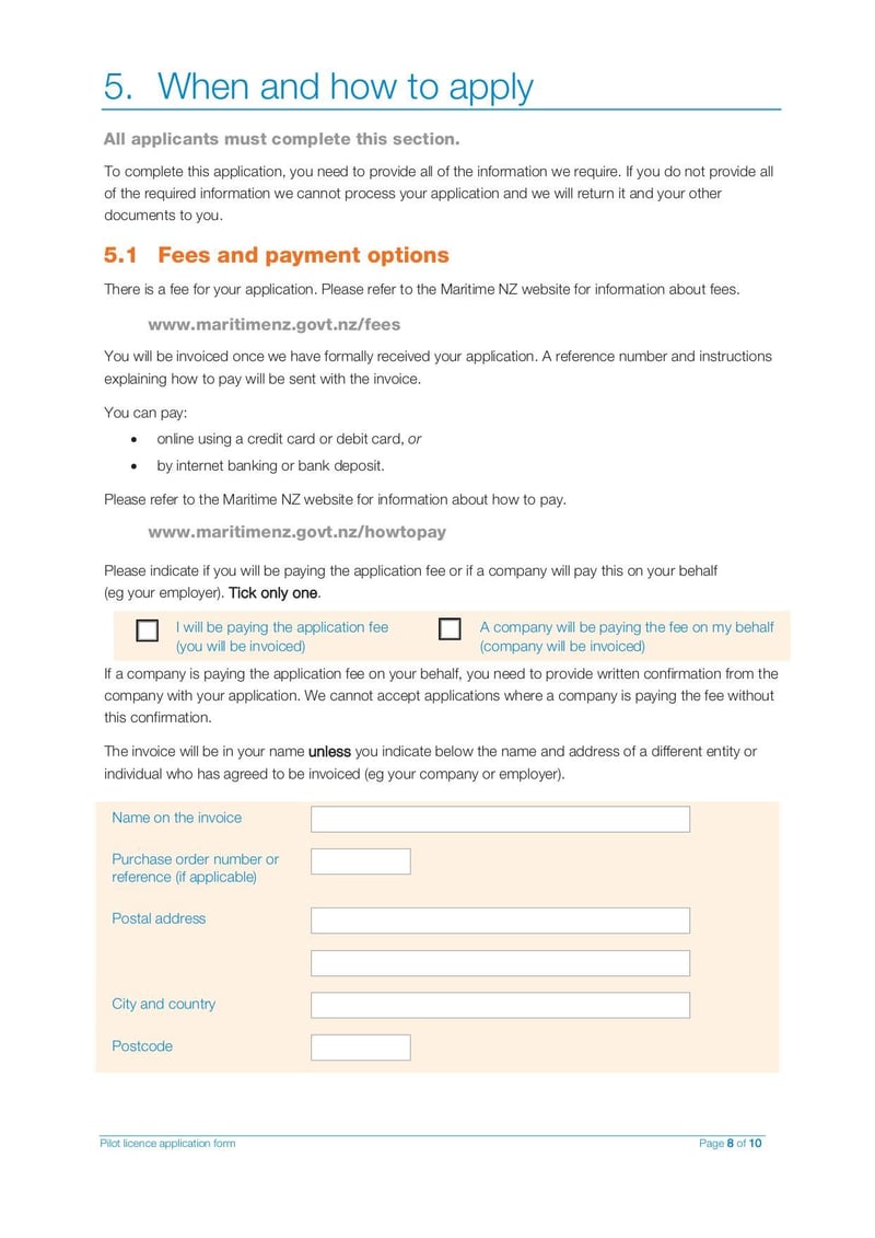 Pilots License Application Form | Fill and sign online with Lumin