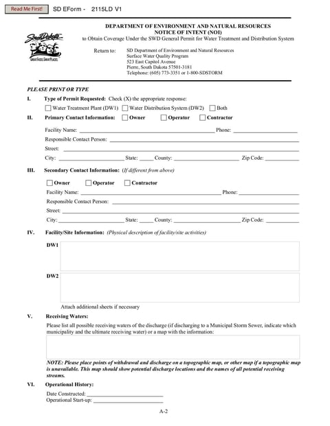 SD EForm - 2115LD V1 | Fill and sign online with Lumin