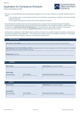 Form 27 Application for Compliance Schedule Rev 7 | Fill and sign ...