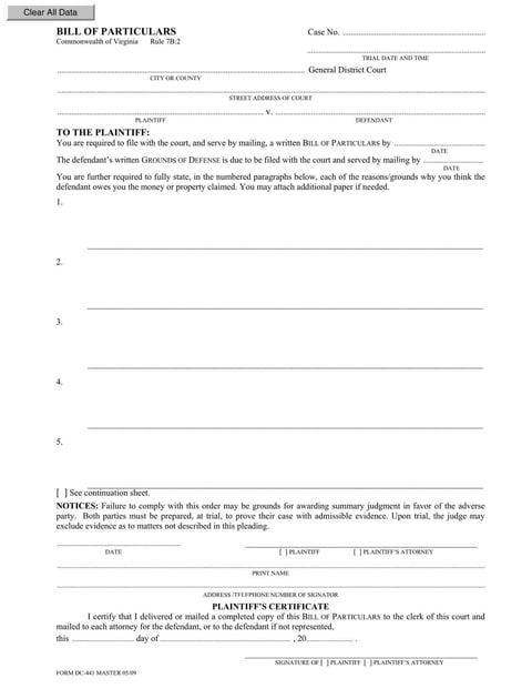 Form DC-441 | Fill and sign with Lumin